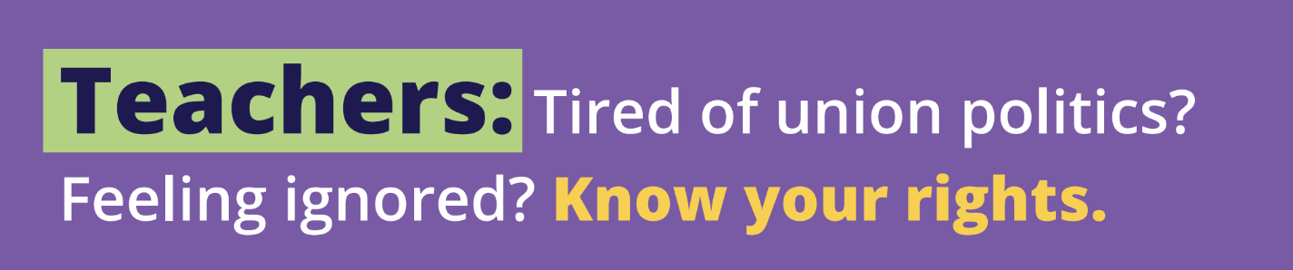 Teachers: Tired of Politics? - Teacher Freedom Teachers: Tired of Politics? - Teacher Freedom